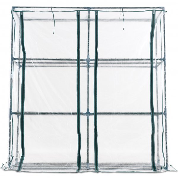 Drivhus i plast 0,7m² | Stålramme med PVC-belegg | Kjøp på Prisklok
